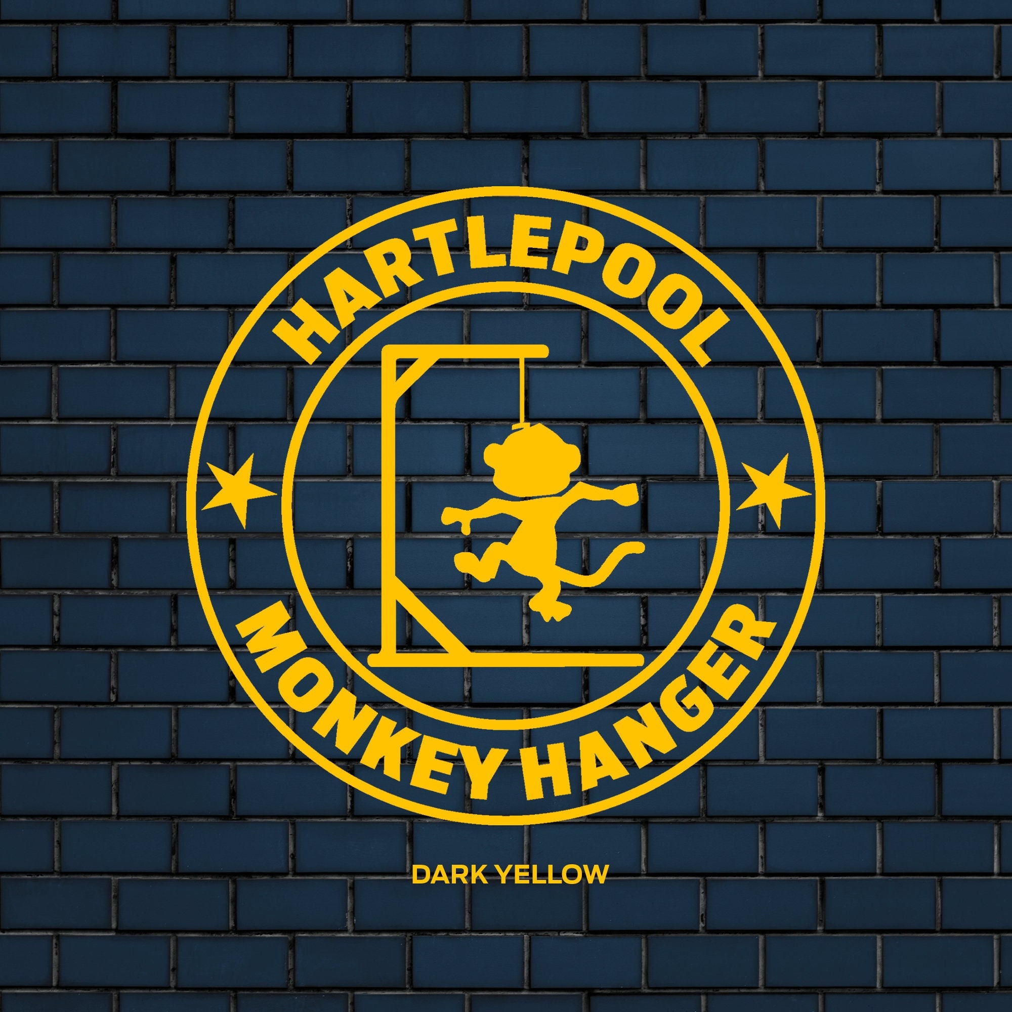 Hartlepool Monkey Hanger Decal / Sticker Hartlepool Bumper - Etsy UK