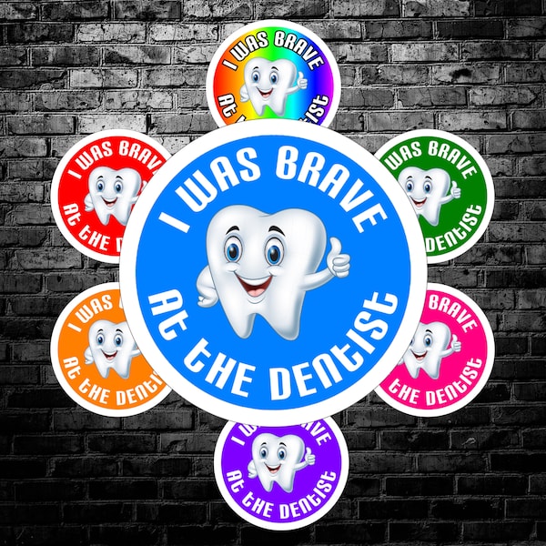 Dentist Reward Stickers - Etsy