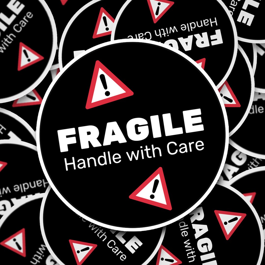 Fragile Handle With Care Stickers - Fragile Stickers - Fragile Postage ...