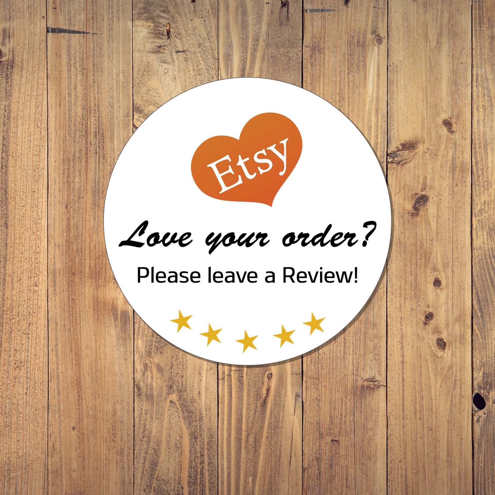 Etsy Review Stickers Thank You Stickers Etsy Order Stickers - Etsy UK