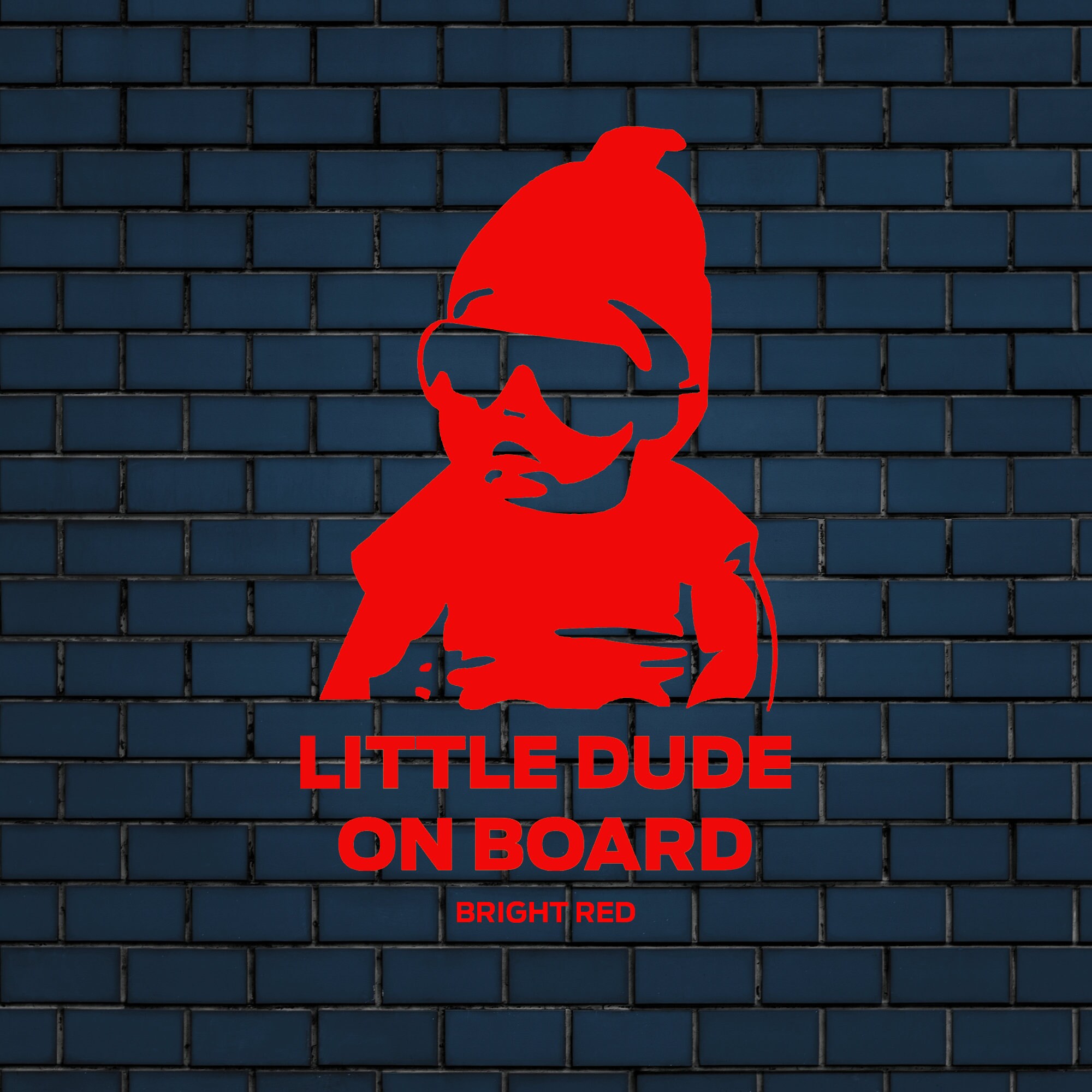 LITTLE DUDE on BOARD Vinyl Vehicle Decal Car Window Decal or - Etsy Denmark