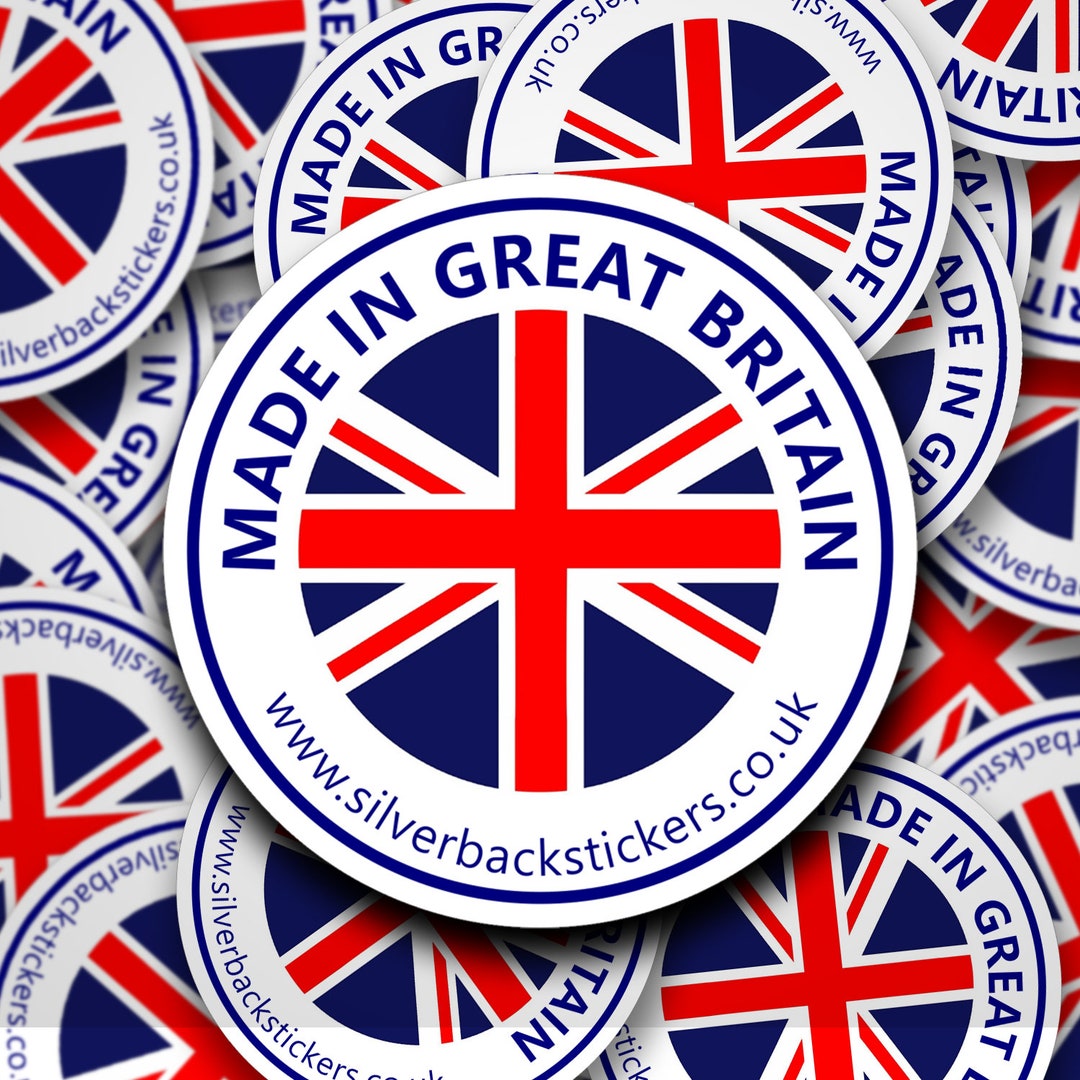 Made in Great Britain Stickers - Made in GB Manufacturing Stickers ...