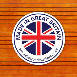 Made in Great Britain Stickers - Made in GB Manufacturing Stickers ...