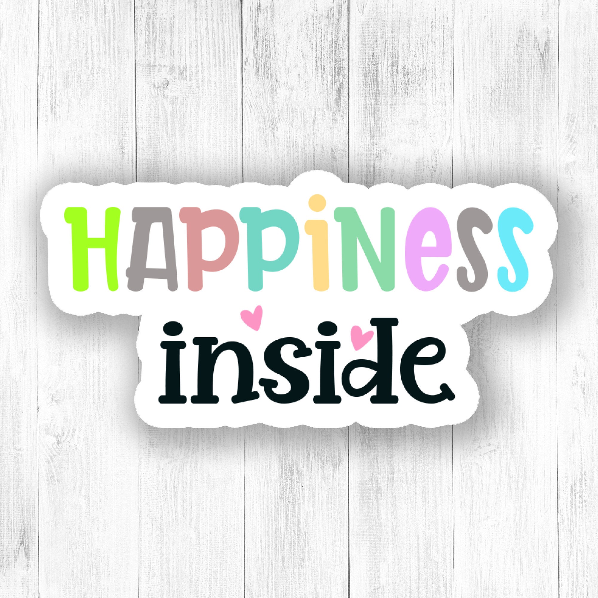 20 Happiness Inside Business Packaging Stickers, Happy Post Stickers ...