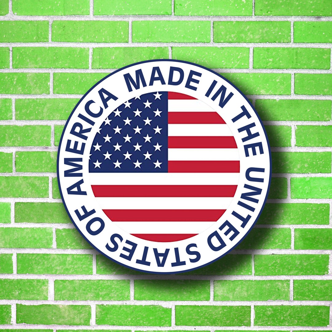 Made in the USA Stickers, USA Flag Stickers Advertising That Your ...