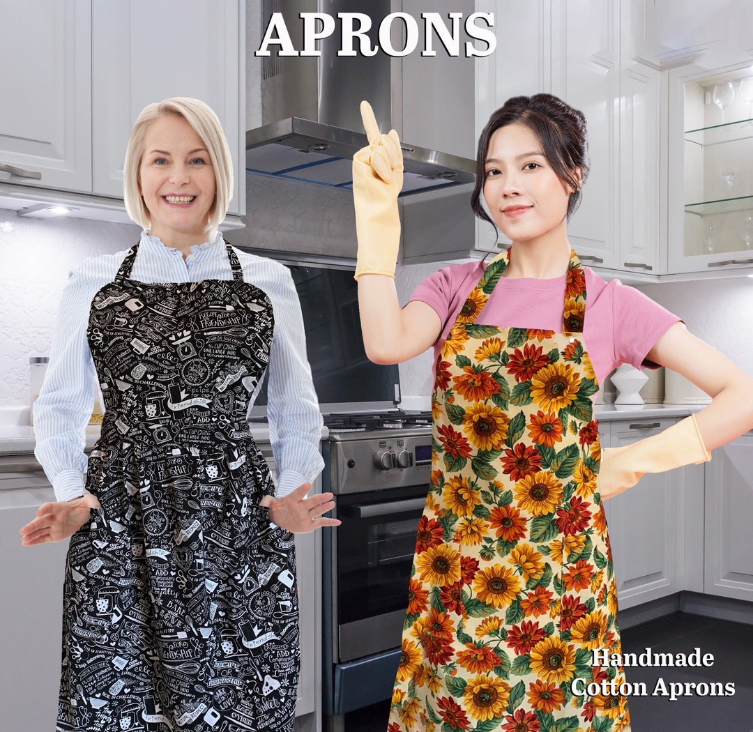 Handmade, Custom Aprons, Gift for Mom, Chefs Apron, Gardening Apron ...