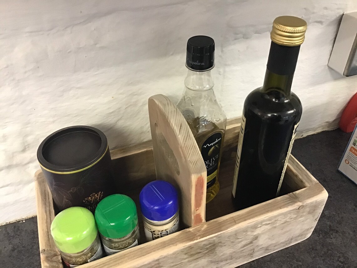 Rustic Kitchen Box / Wooden Planter / Handmade Wooden Kitchen | Etsy