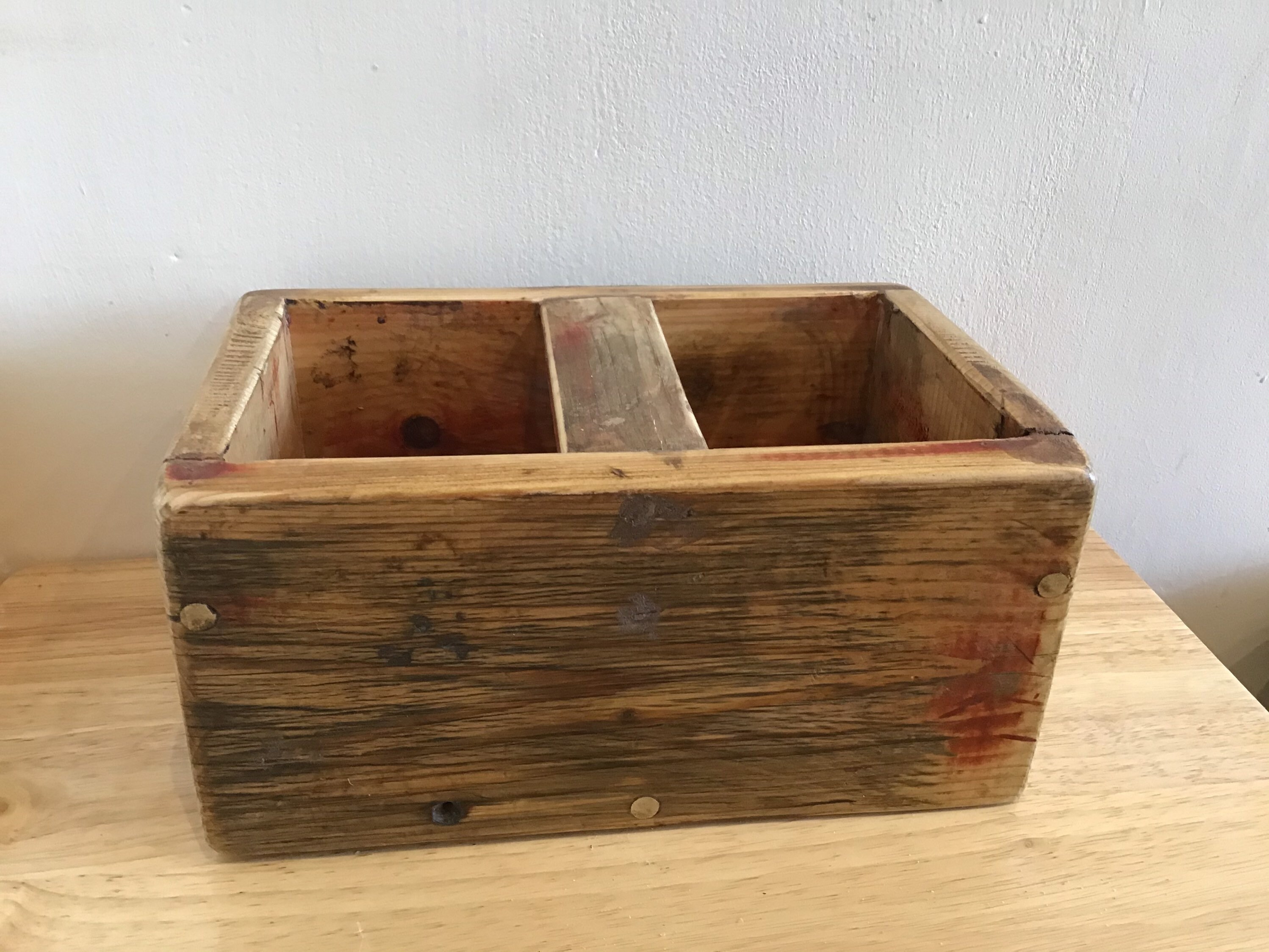 Rustic Kitchen Box / Utensil Holder / Wooden Planter / - Etsy UK
