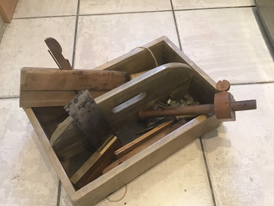 Wooden Garden Trug / Tool Box Handmade Tray Storage Box | Etsy