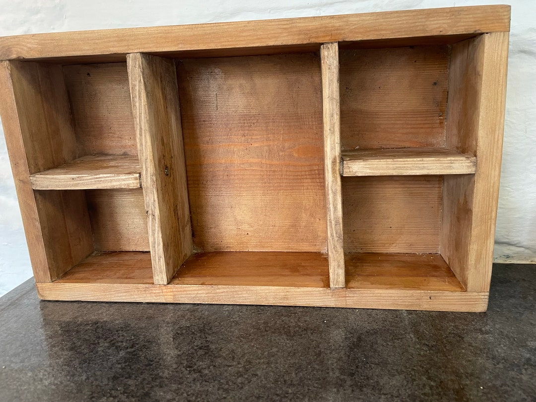 Wooden Kitchen Display - Storage Unit With Five Cubby Holes - Kitchen ...