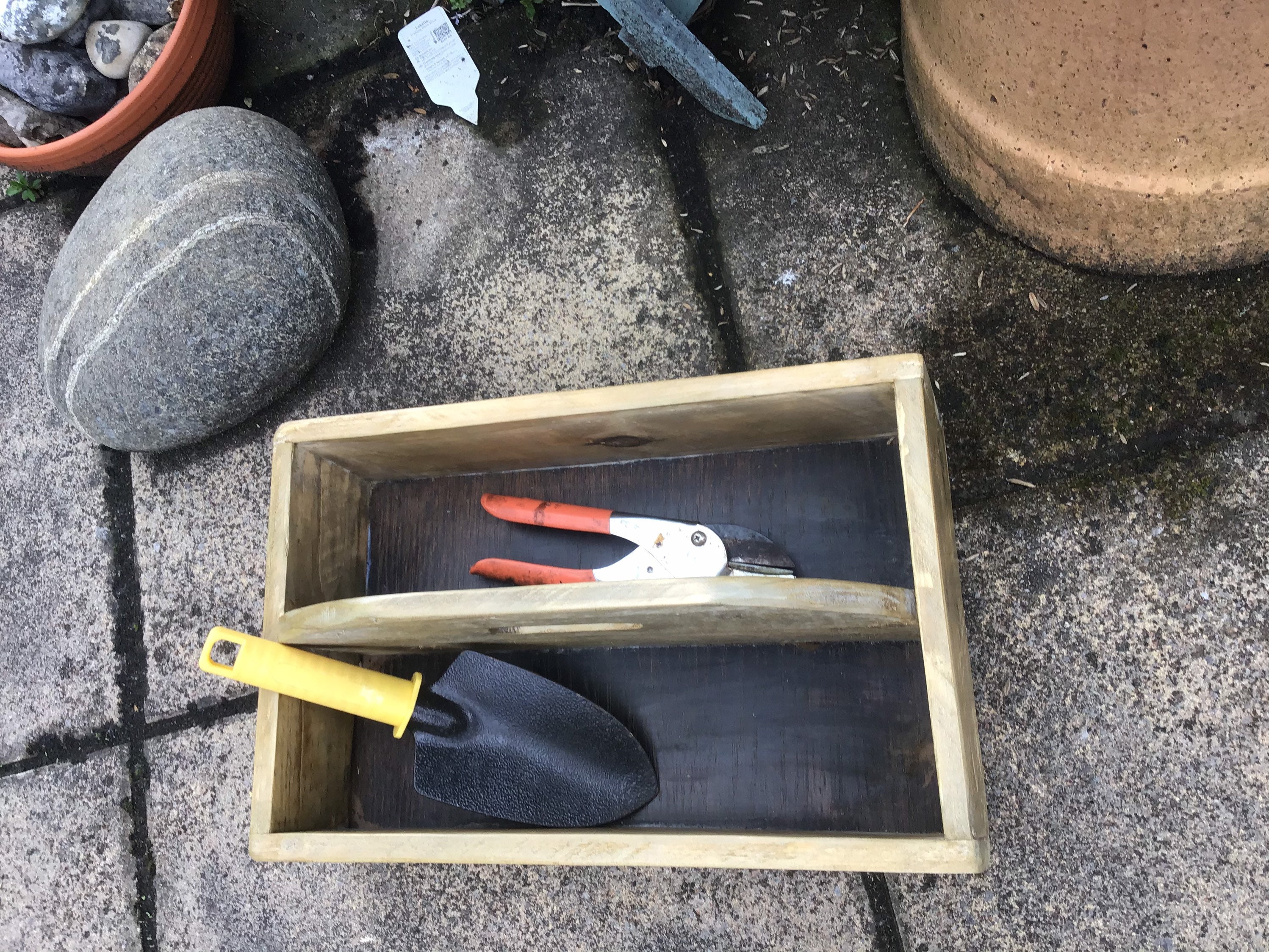Wooden Garden Trug / Tool Box Handmade Tray Storage Box - Etsy UK