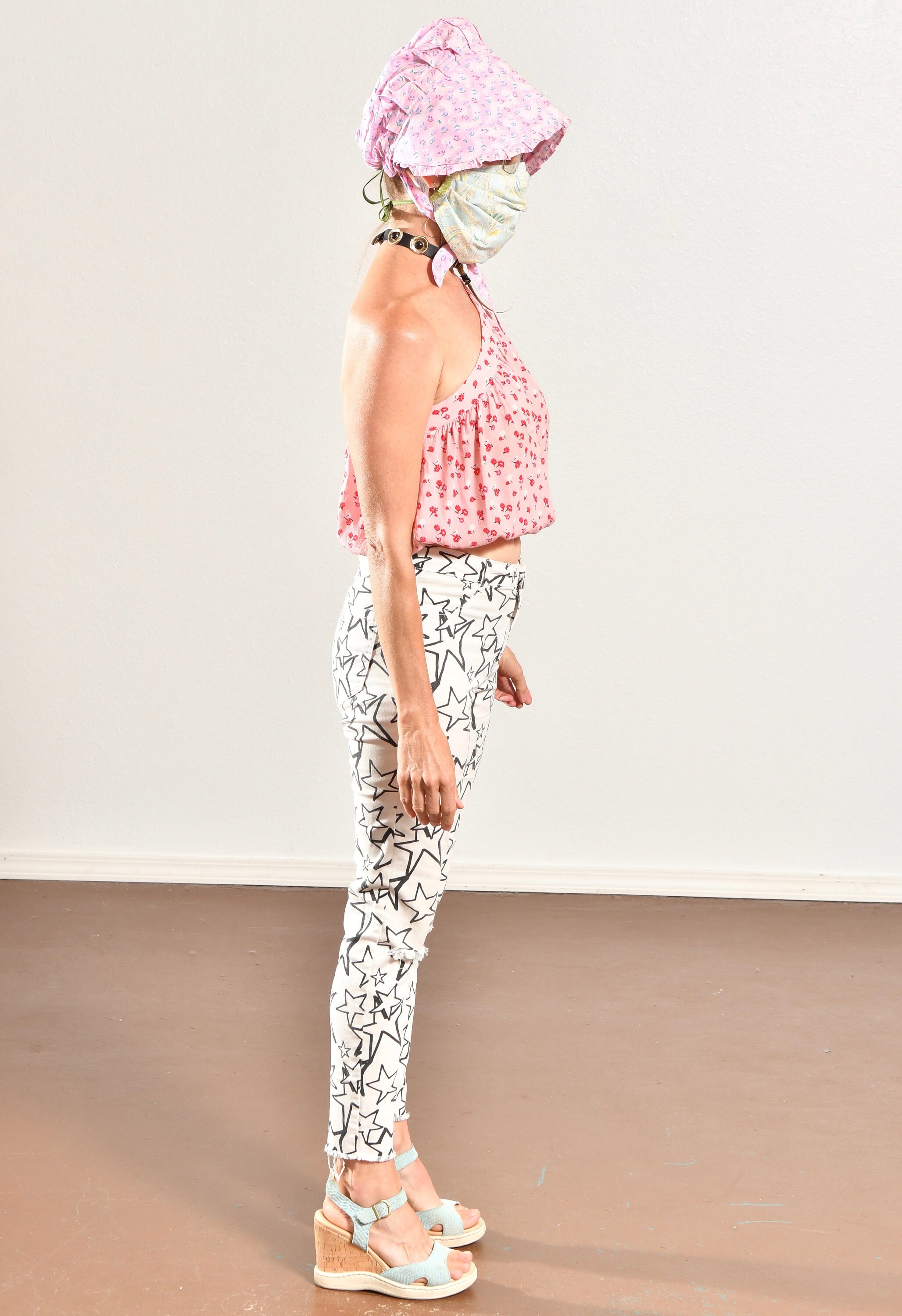 Pink Cotton Bonnet/ Pink Easter Bonnet/ Cotton Bonnet/ Cotton | Etsy