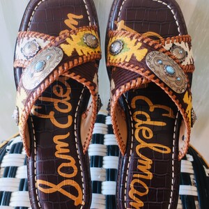Southwest Sandals, Western Slides, Cowboy Mules, Hagen Slide Sandal ...