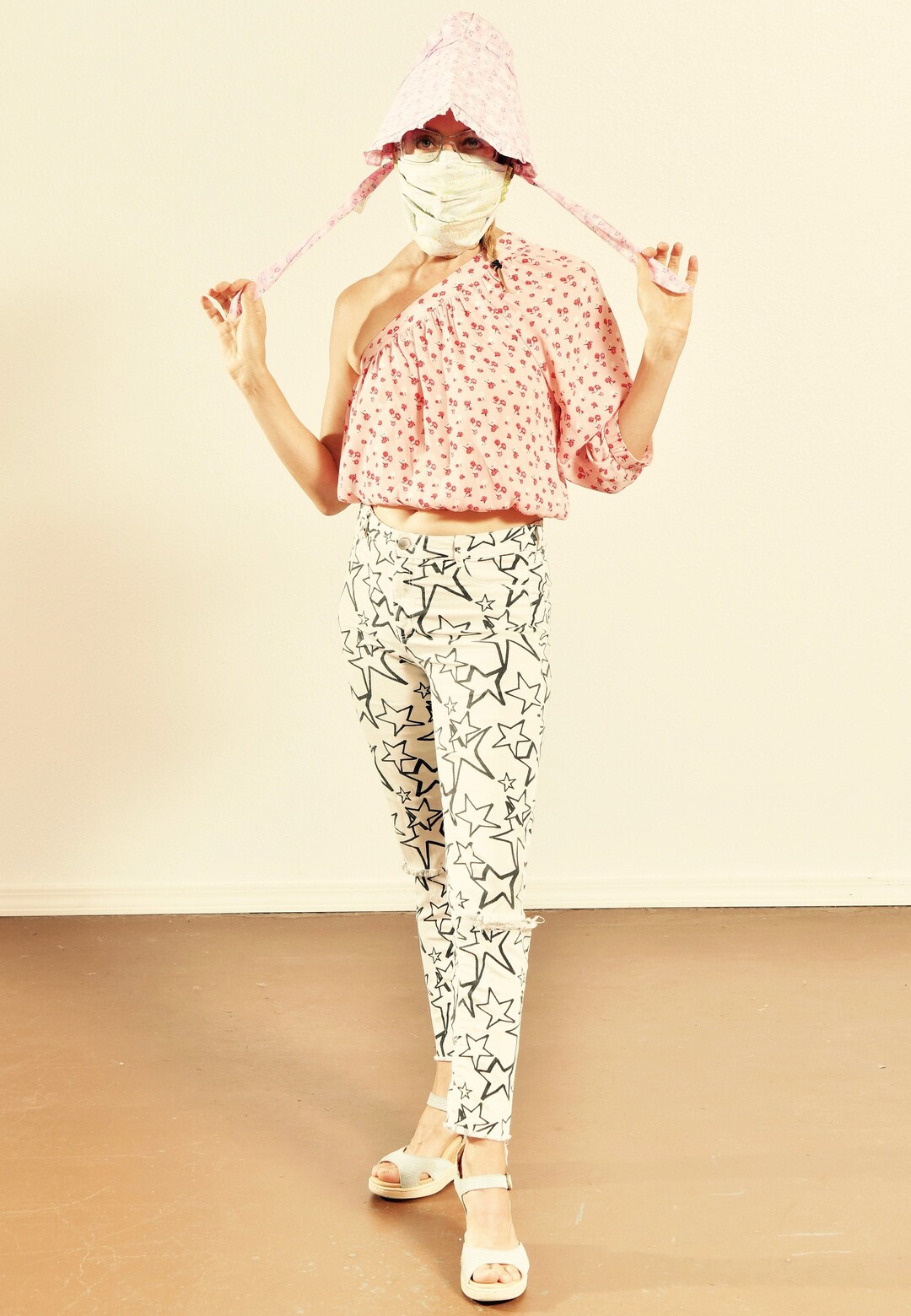 Pink Cotton Bonnet/ Pink Easter Bonnet/ Cotton Bonnet/ Cotton - Etsy