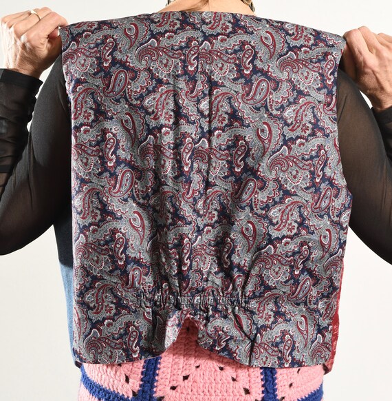 Levi Altered Patchwork Denim Vest, Wearable Art, Folk… - Gem