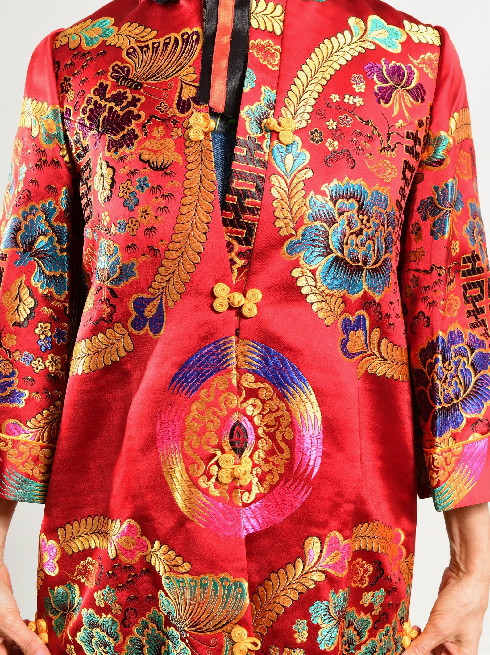 Chinese Brocade Jacket/ Chinese Embroidered Opera Coat/ - Etsy