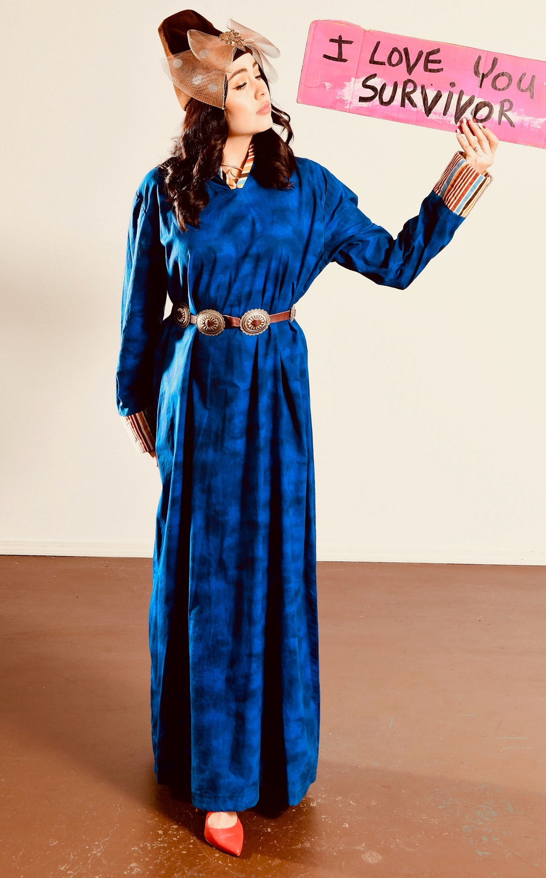 Rare Muu Muu/ 70's Striped Muu Muu/ Batik Maxi Dress/ Batik Muu Muu ...