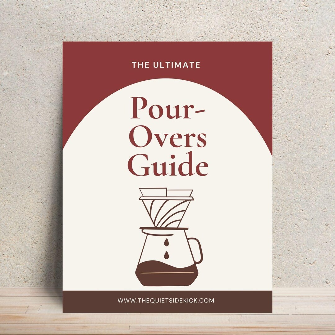 Editable Pour Over Guide for Canva | V60 Coffee Training Template ...