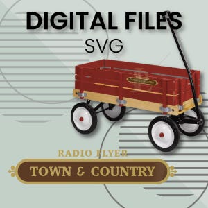 DIGITAL FILES | Replacement Decal for Vintage Town & Country Radio ...