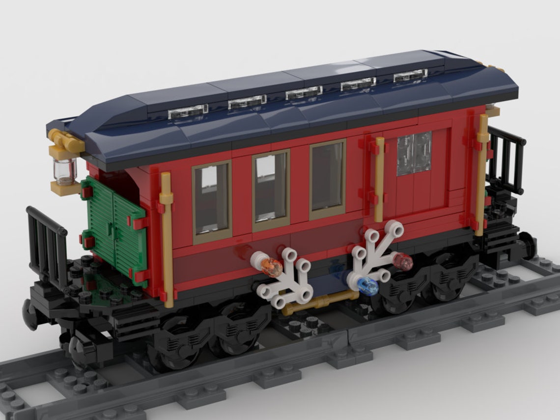 INSTRUCTIONS to Build LEGO Train Coaches for 10254 Winter Village Train ...