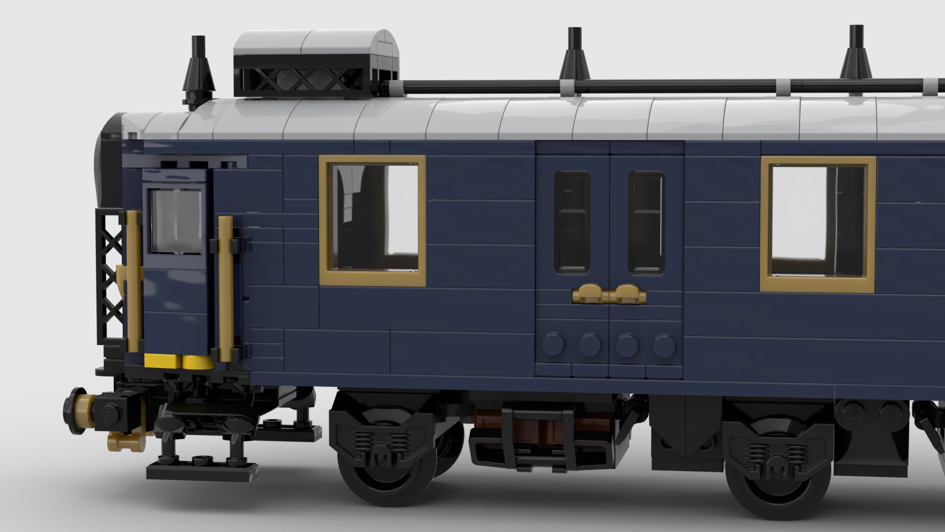 INSTRUCTIONS to Build a CUSTOM LEGO Baggage Car for the Orient Express ...