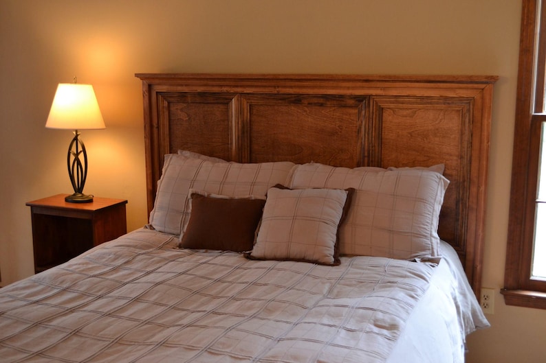 Wooden Craftsman Headboard With Picture Frame Accents, Queen or King ...