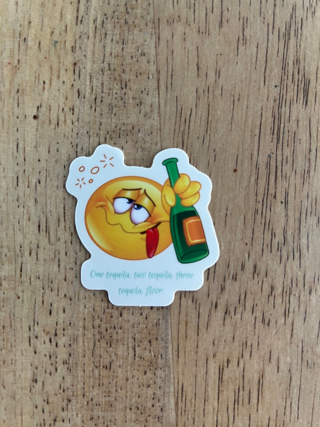 Cute Tequila Waterproof Sticker - Fun Matte Decal for Water Bottle or ...