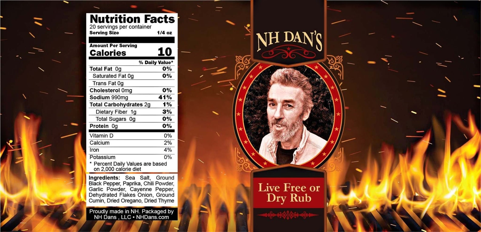 NH Dans Live Free or Dry Rub - Etsy