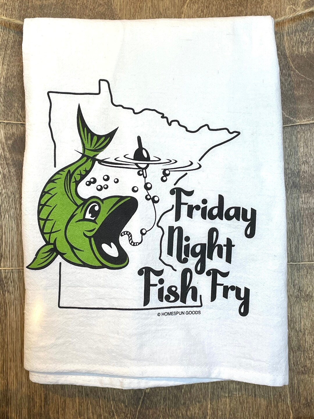 Flour Sack Towel - Fish Fry - Etsy