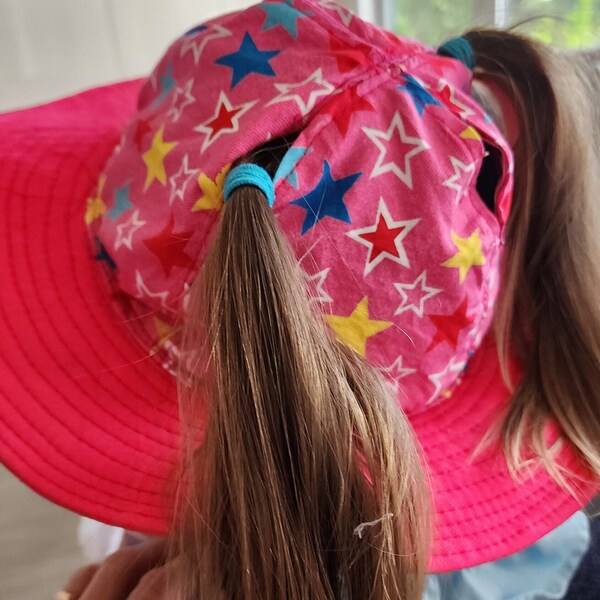 Pony Tail Sun Hat - Etsy