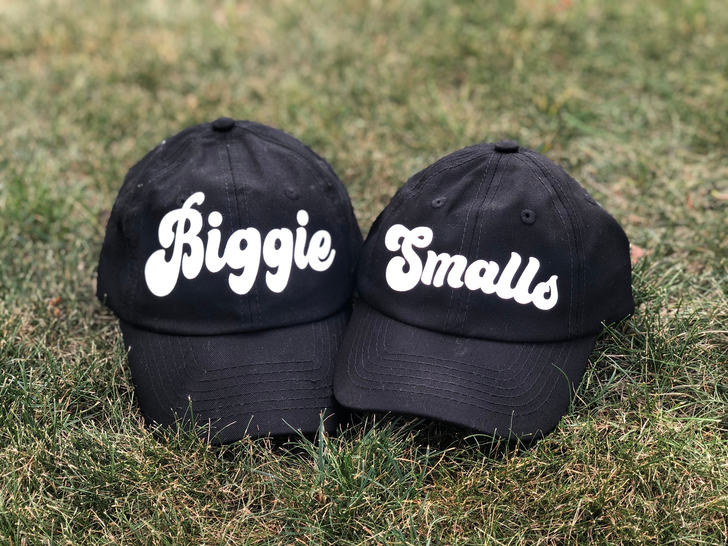 Biggie / Smalls Kids baseball hat Siblings Hats Kids | Etsy