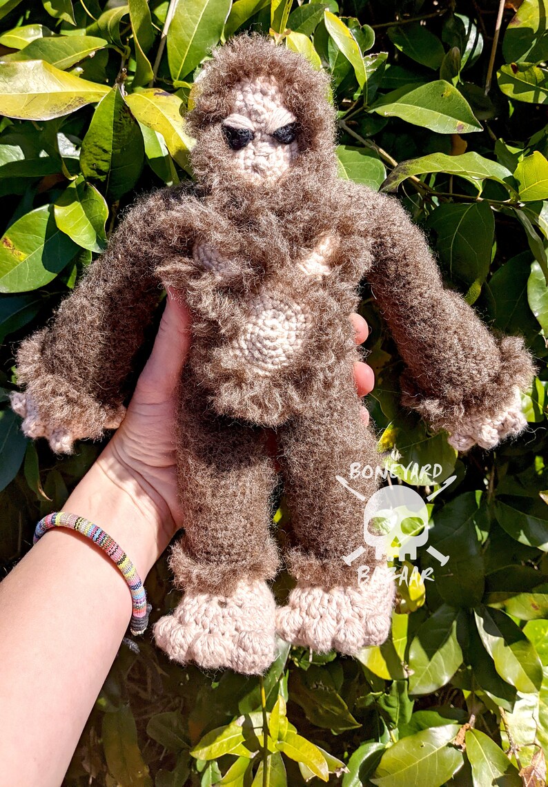 Pattern Sasquatch/big Foot and Yeti/abominable Snowman Crochet ...