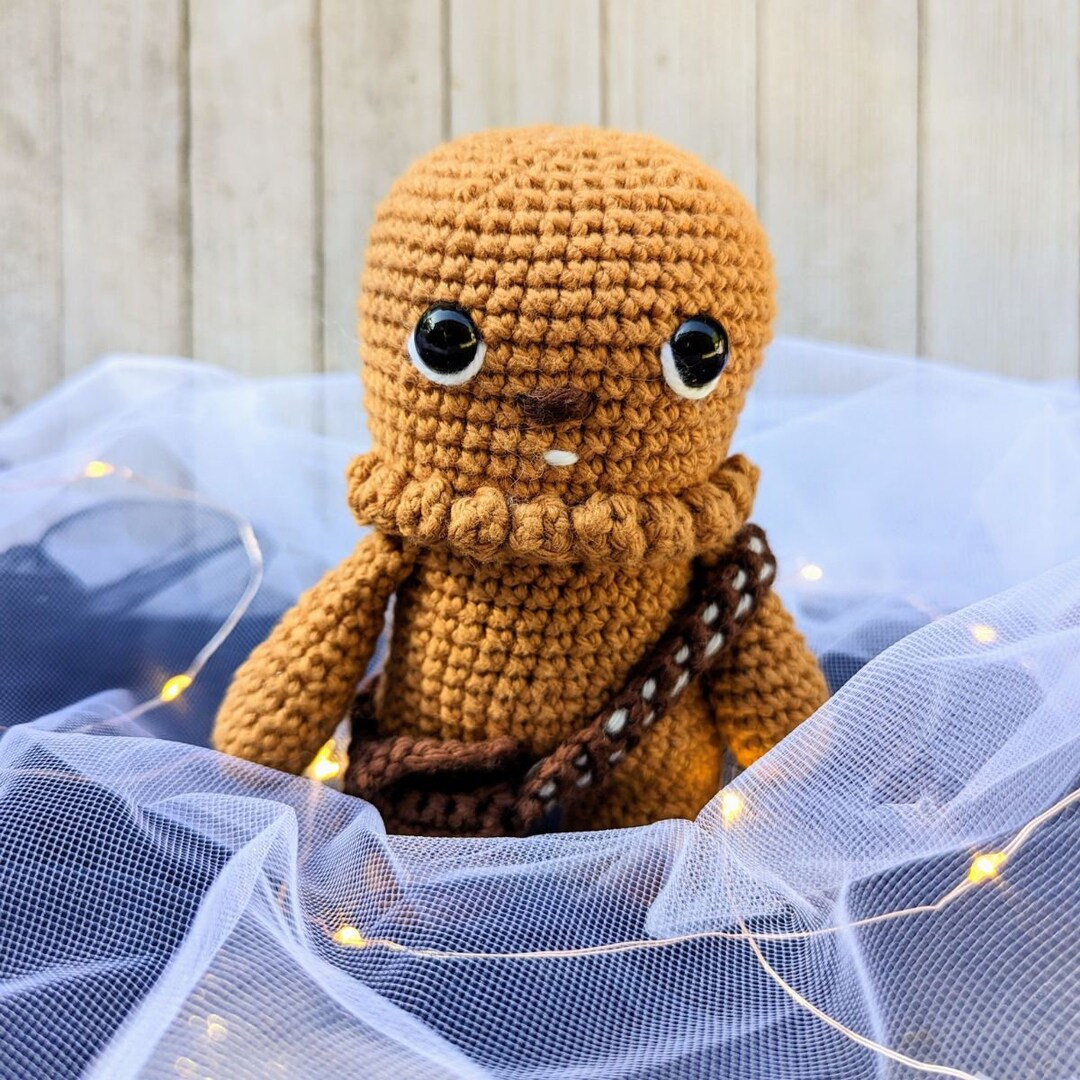 Chewbacca Star Wars Amigurumi Crochet Finished Doll - Etsy