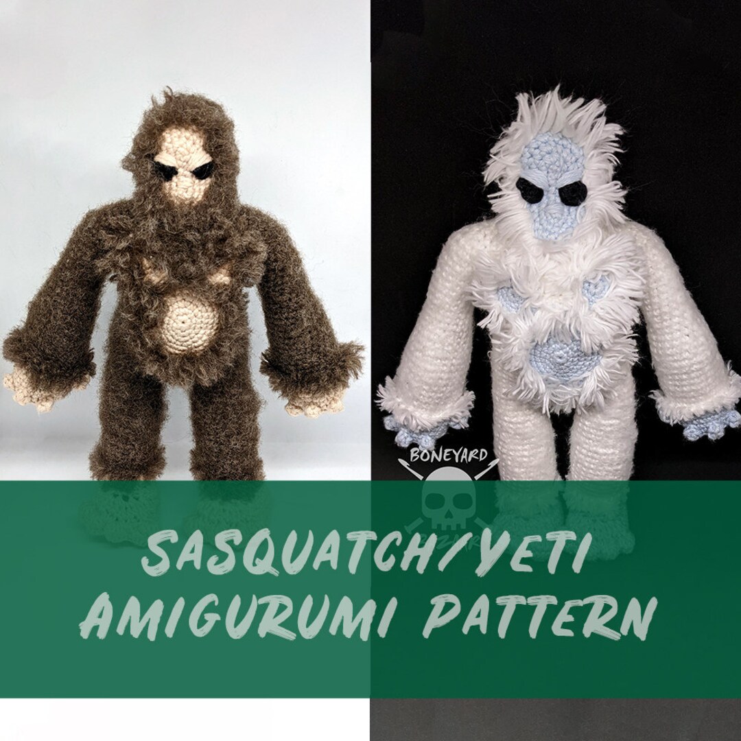 Pattern Sasquatch/big Foot and Yeti/abominable Snowman Crochet ...