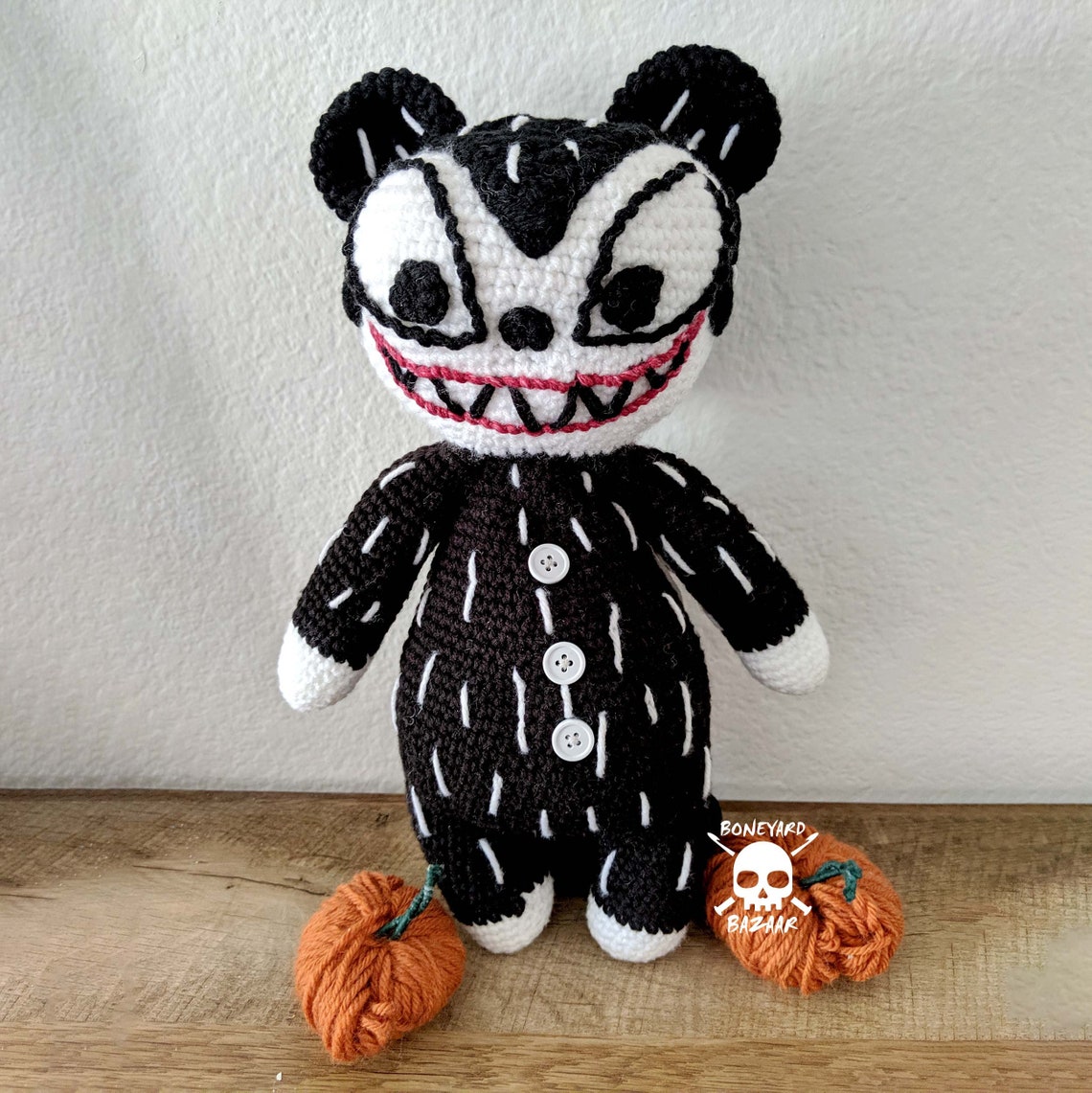 Pattern Vampire Teddy Nightmare Before Christmas Crochet - Etsy Canada
