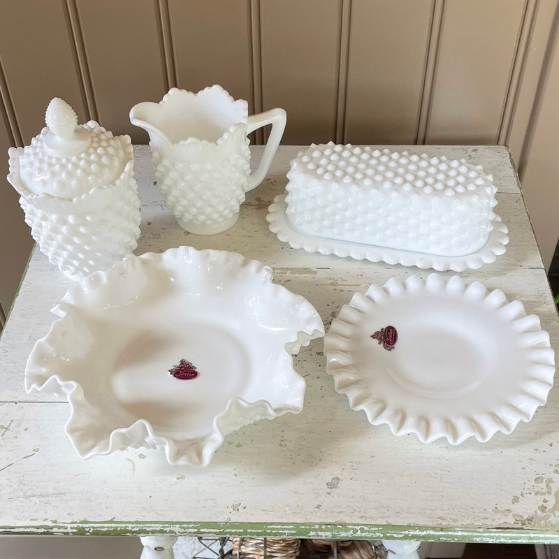 Vintage Candy Dish Fenton - Etsy
