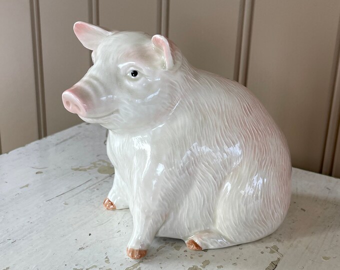 Rare Musical Otagiri Japan Piggy Bank Hand Painted Pig - Etsy