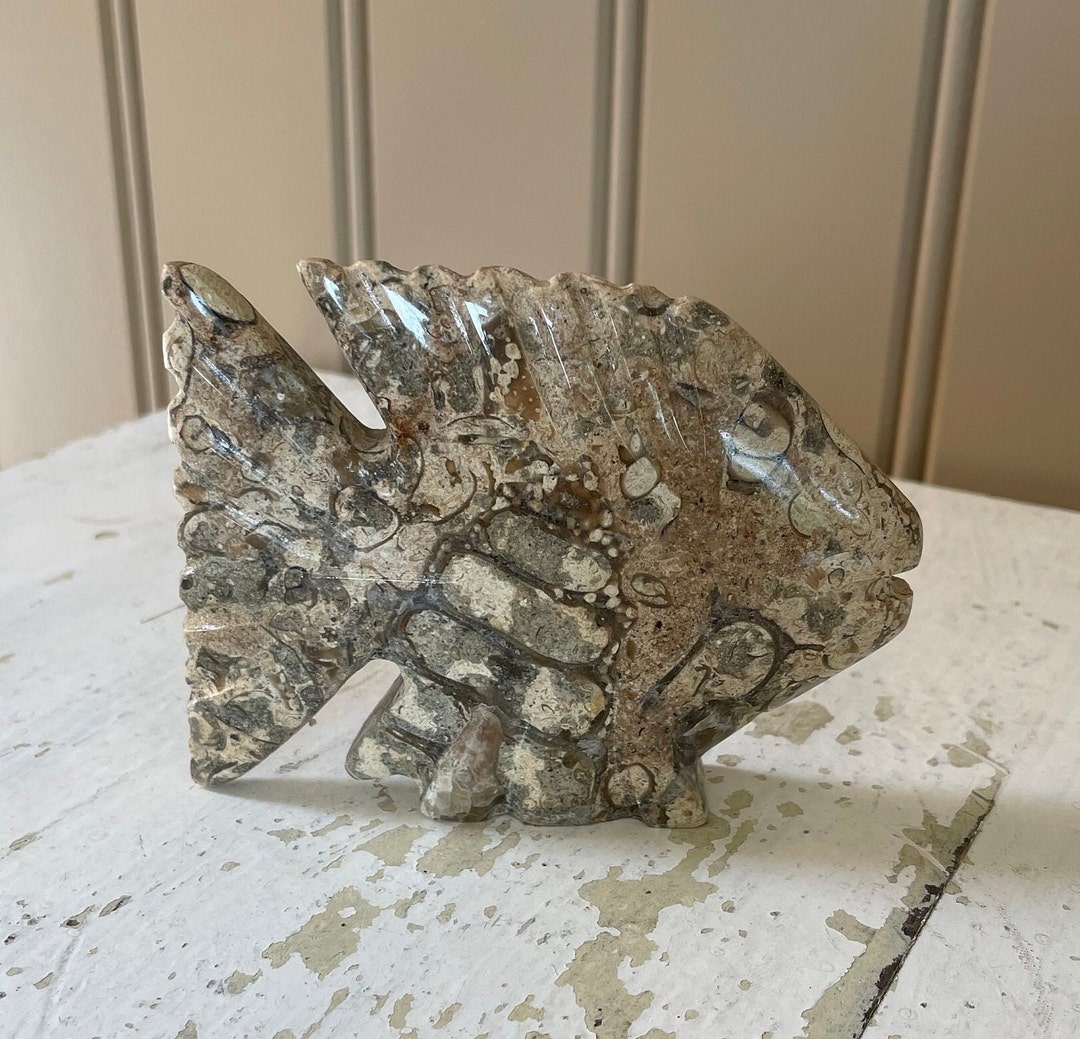 Marble Fish Hand Carved 4 Inch Marble Fish Decor - Etsy