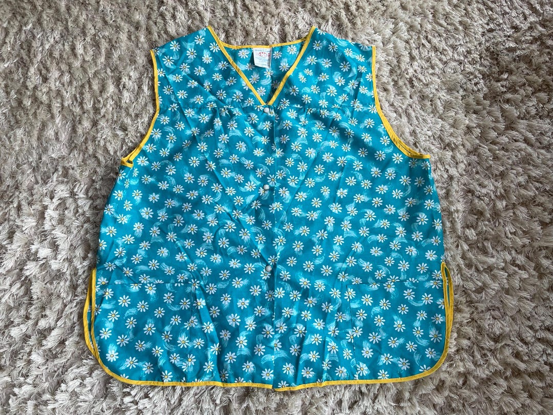 Artistic Creation Daisy Snap Front Smock for Artist/ceramicist/potter ...