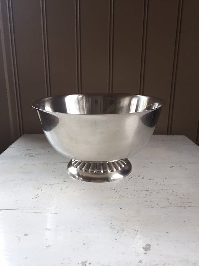Oneida Silver Plated Pedestal Bowl Scalloped Bottom | Etsy