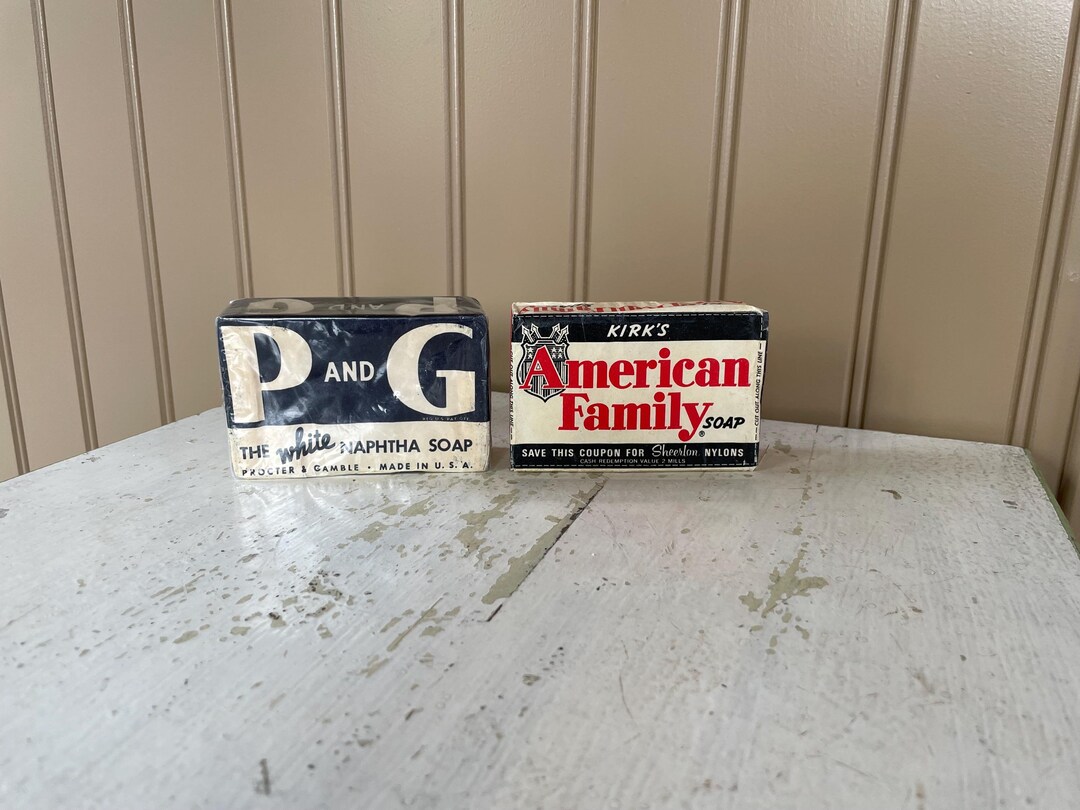 Vintage Bar Soaps Collectible Soap P and G Plus Kirk’s American Family ...