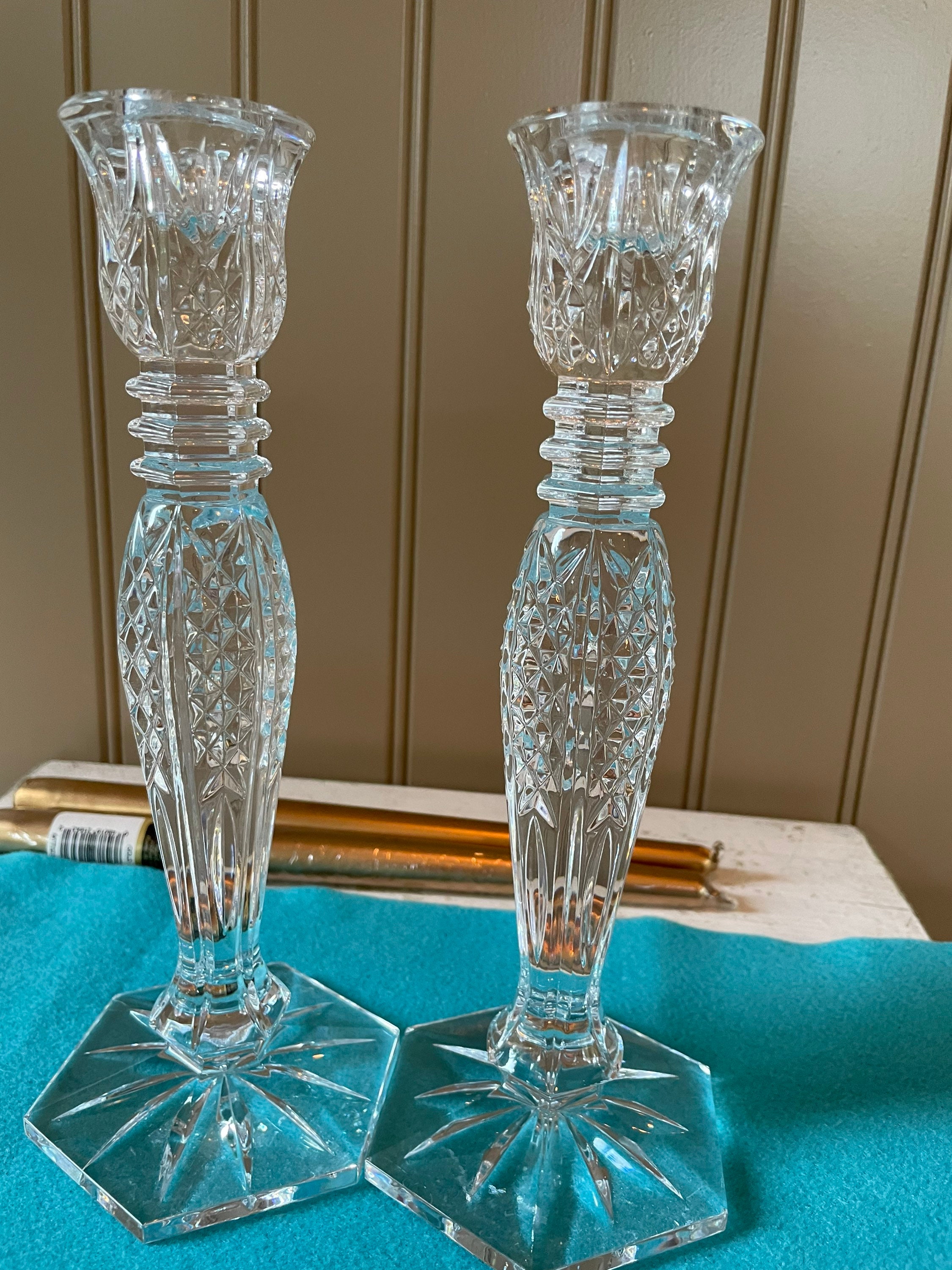 Waterford Crystal Bethany 10 Inch Candlesticks Set of 2 - Etsy