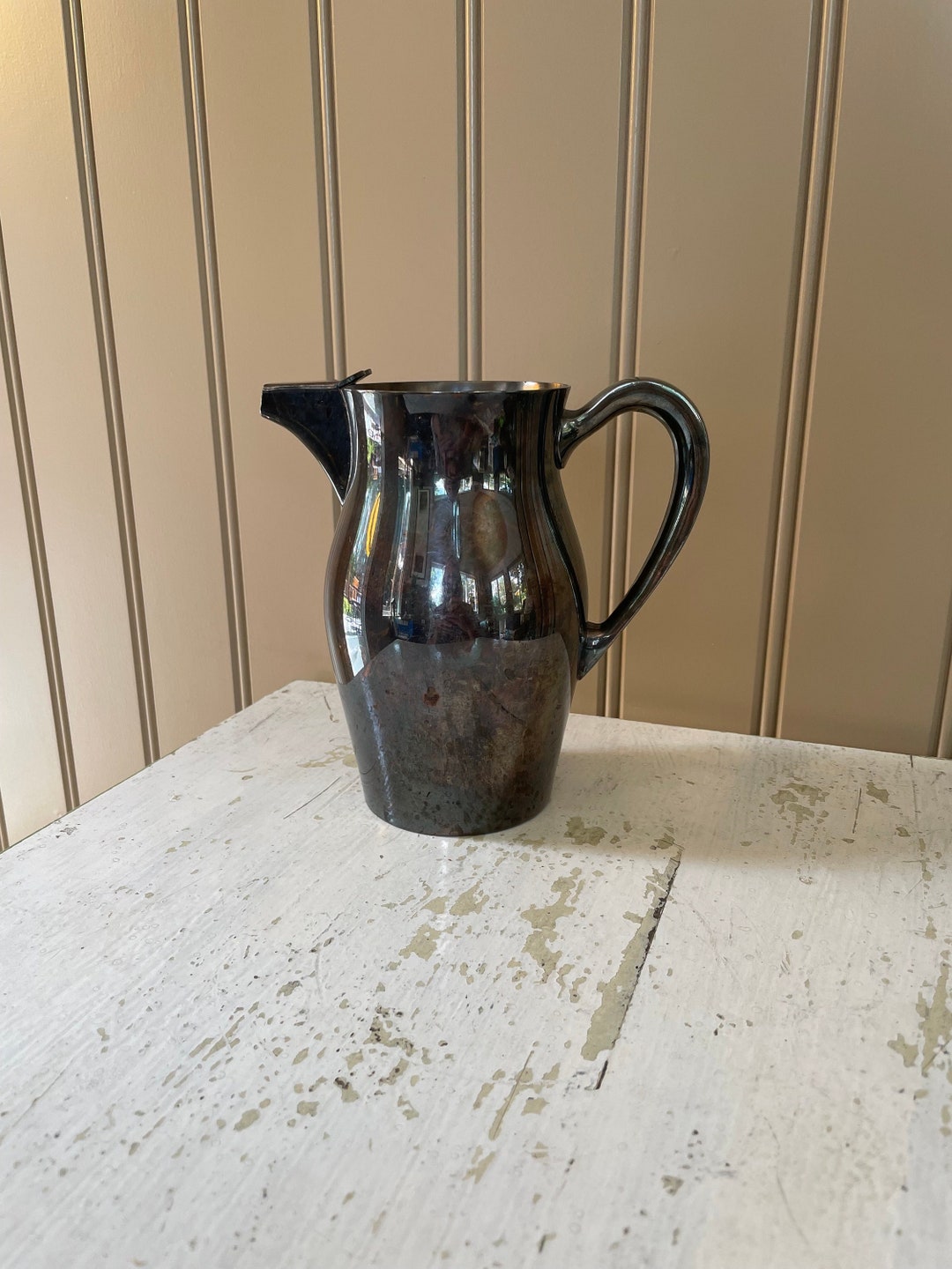 Poole Silver Plated Milk Pitcher Small Antique Pitcher - Etsy