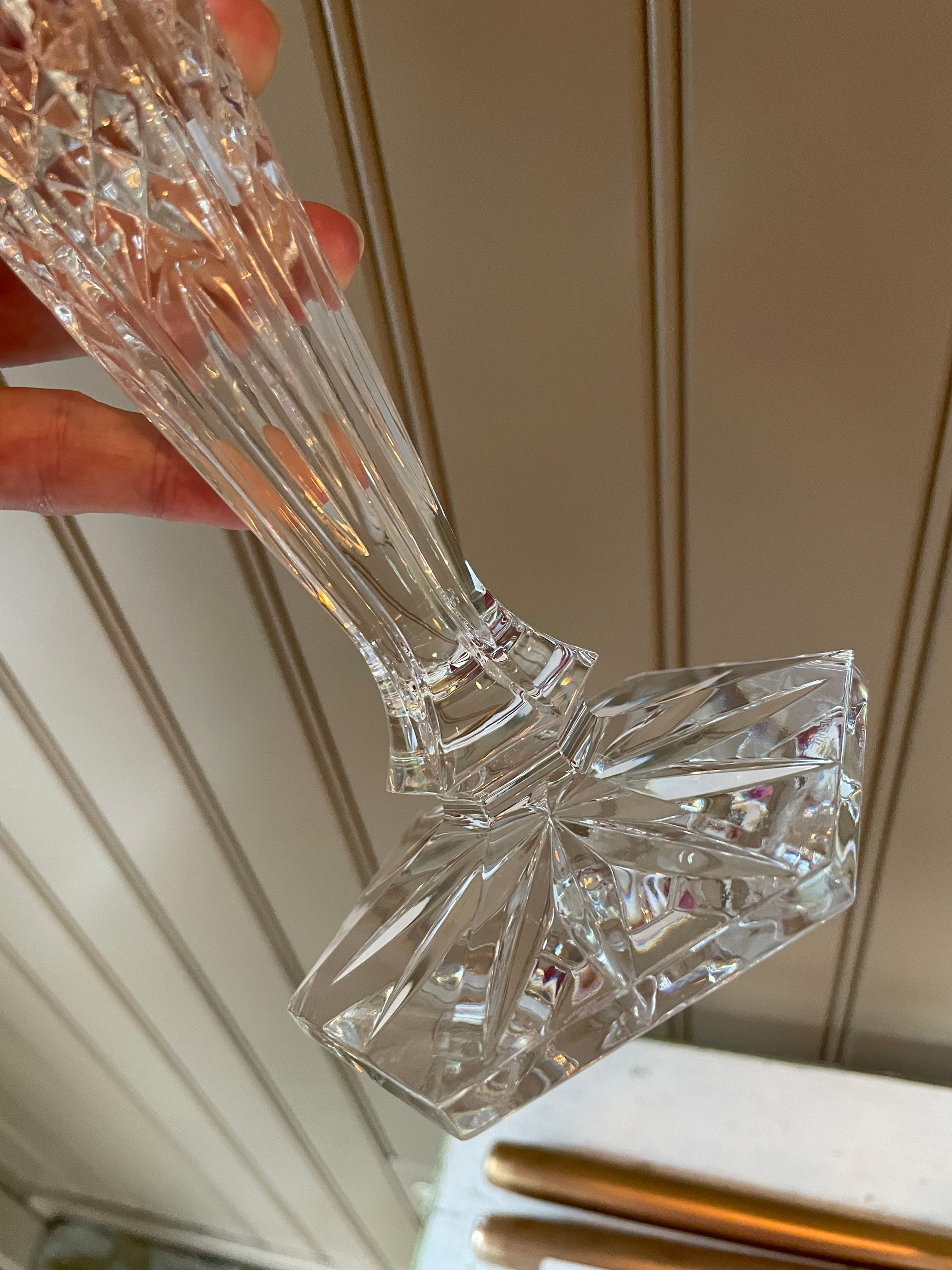 Waterford Crystal Bethany 10 Inch Candlesticks Set of 2 - Etsy