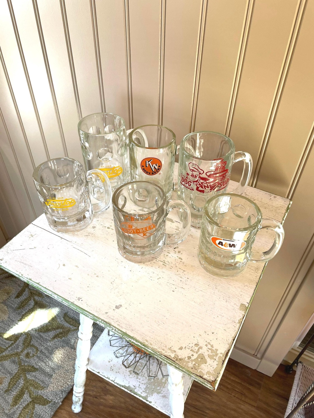 Vintage Root Beer Mugs: B-K, Frostie, Dog N Suds, Frostop - Sold ...