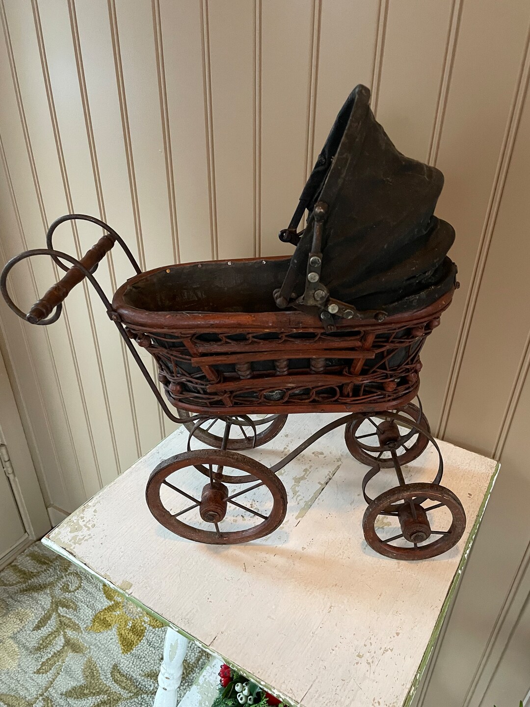 Antique Doll Buggy Rustic Buggy Decor - Etsy