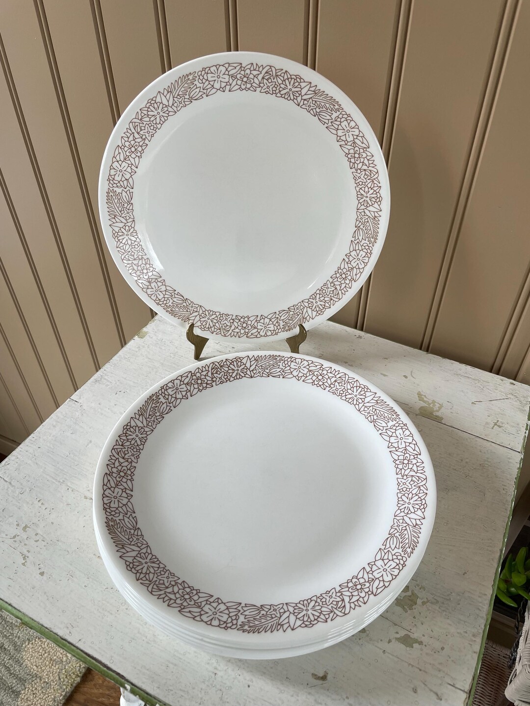 Corelle Woodland Brown Dinner Plates Set of 4 or 5 Sold Separately - Etsy