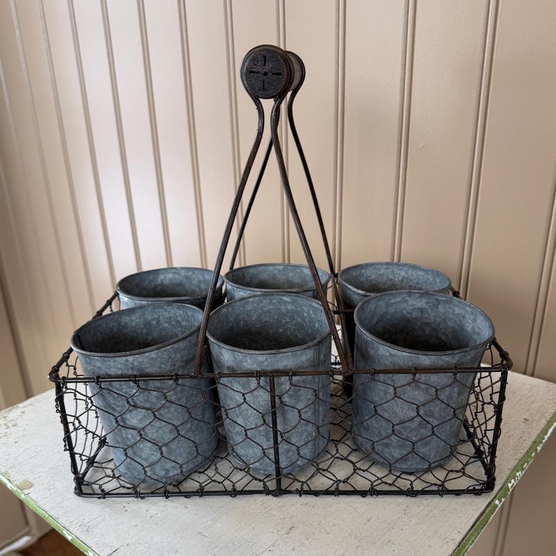 Galvanized Wire Flowers - Etsy