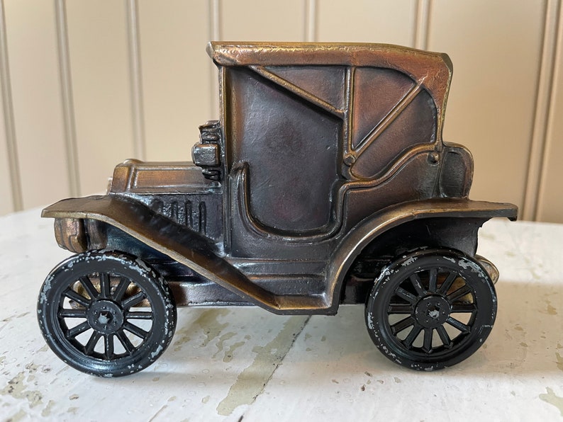 1974 Banthrico 1908 Buick Bronze Car Bank Chicago No Advertising - Etsy