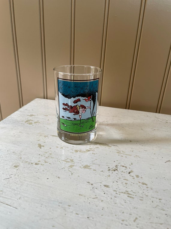 1982 Gary Patterson Arbys Glass Dedication Golf Theme - Etsy